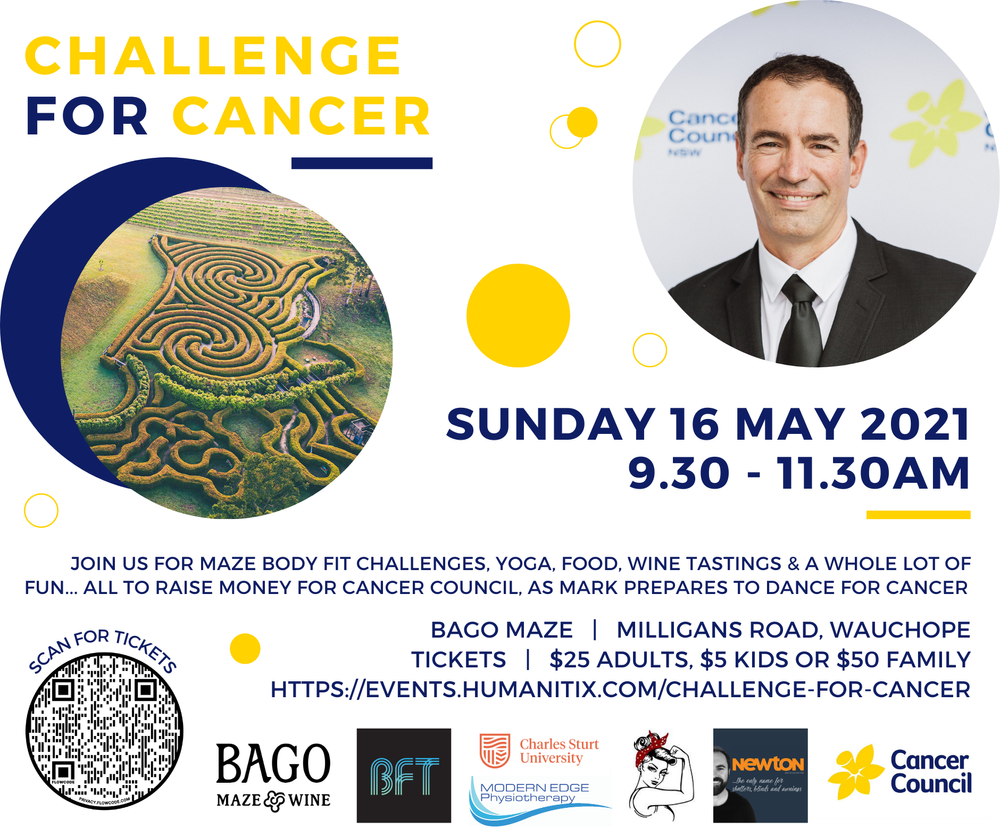 Bago Maze Run Challenge for Cancer: Sunday the 16th May — Bago