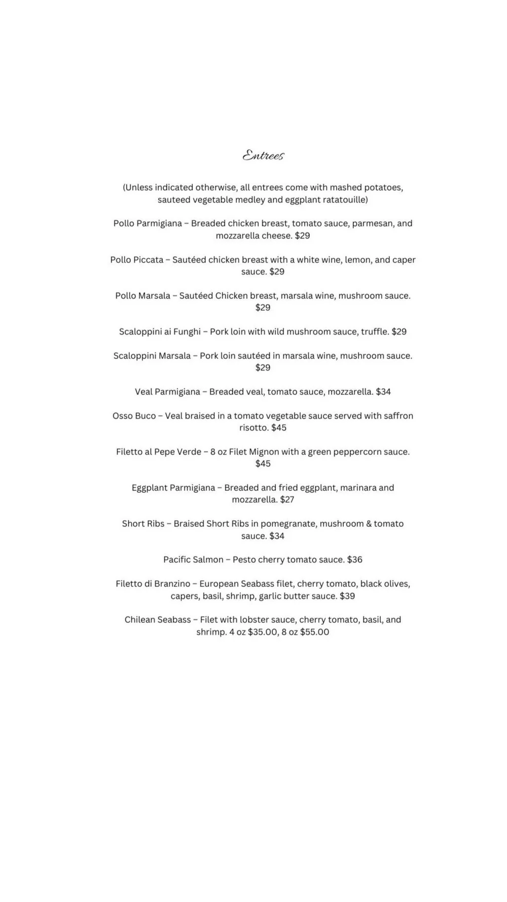 Lunch & Dinner — Eugenio