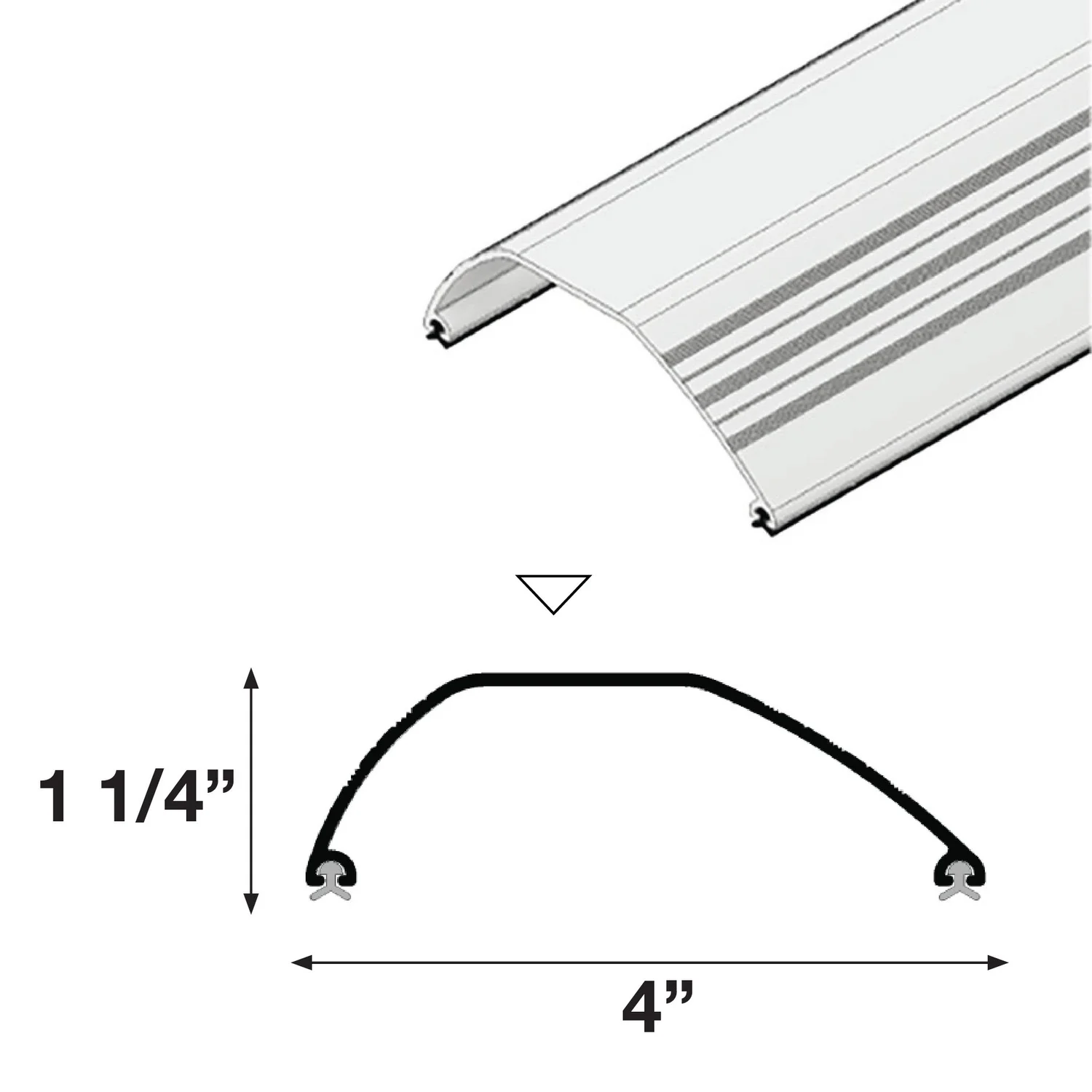 Thresholds - Residential-Smooth-Top — Merit Aluminum Products