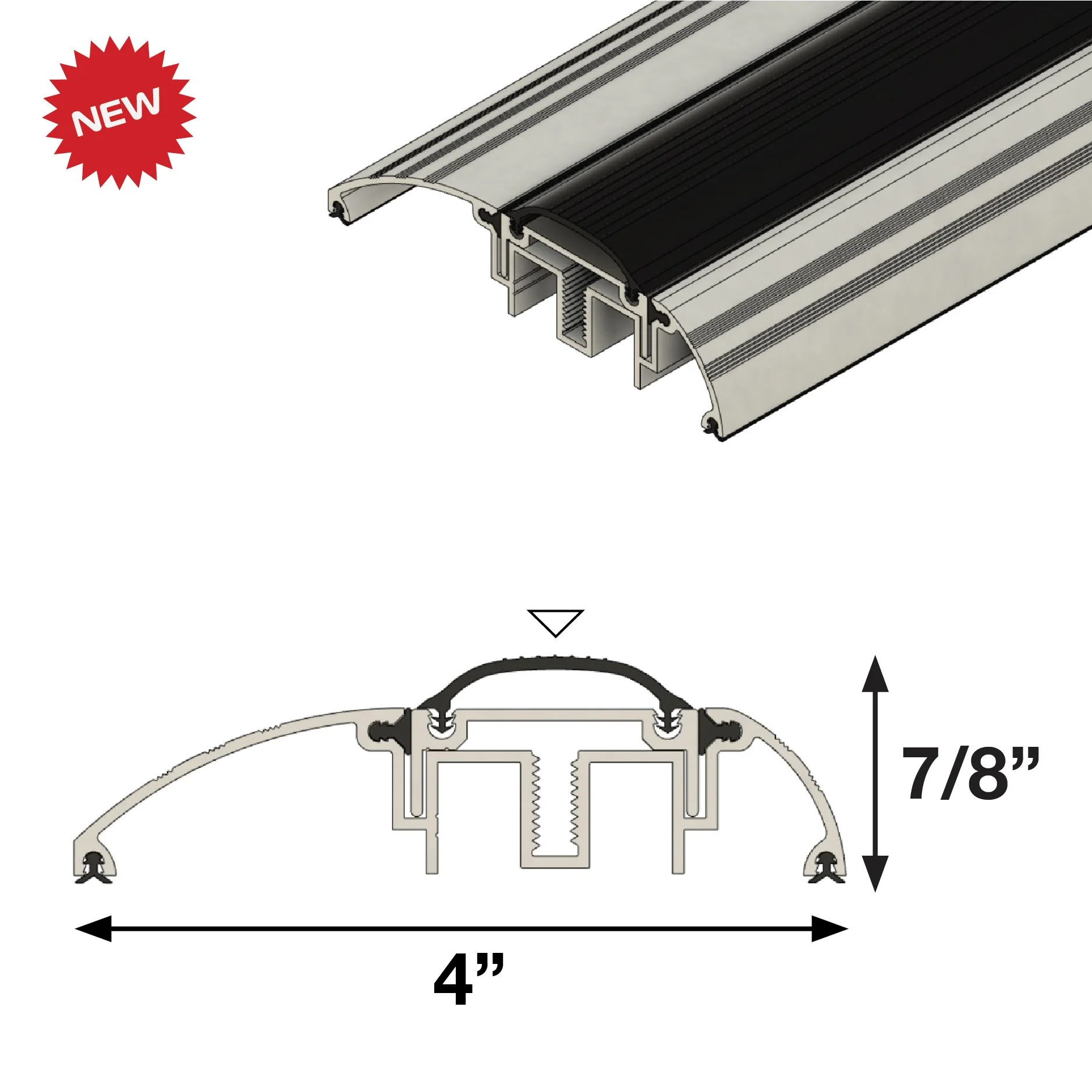 Thresholds - Residential-Vinyl-Top — Merit Aluminum Products