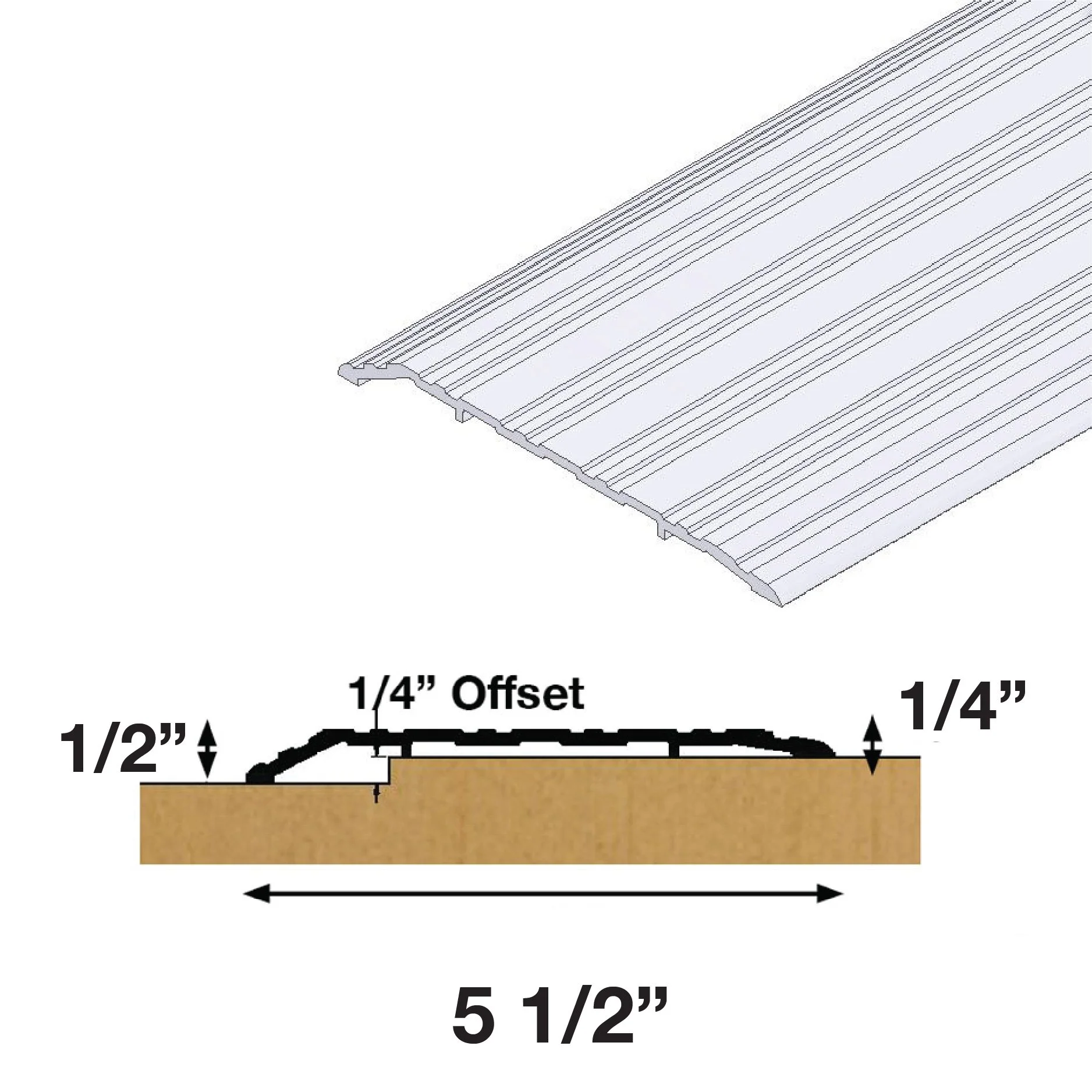 Thresholds - Multi Family ADA-Offset Saddles — Merit Aluminum Products