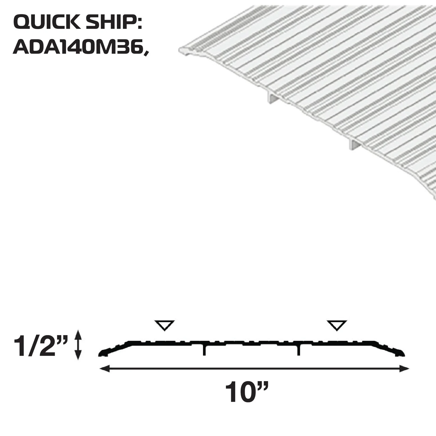 Thresholds - Multi Family ADA -Saddles — Merit Aluminum Products