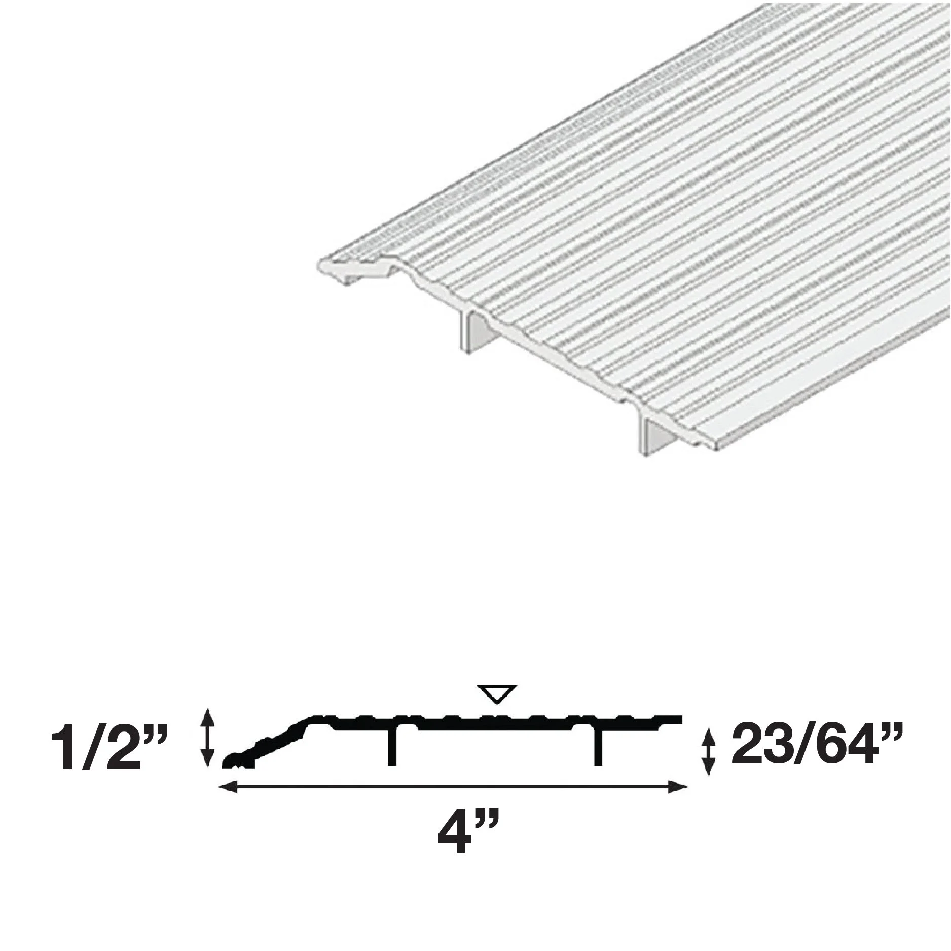 Thresholds - Multi Family ADA- Half Saddles — Merit Aluminum Products