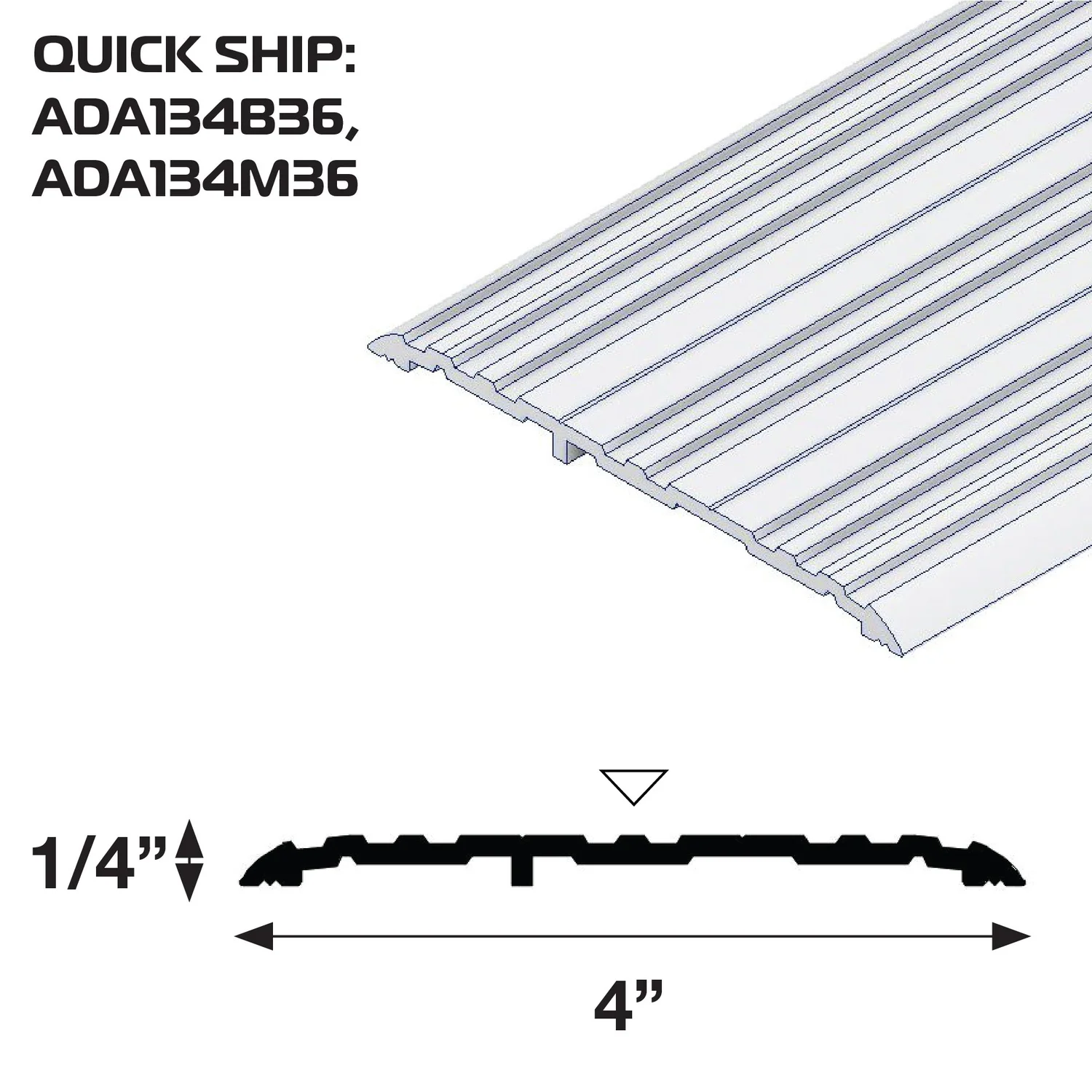 Thresholds - Multi Family ADA -Saddles — Merit Aluminum Products