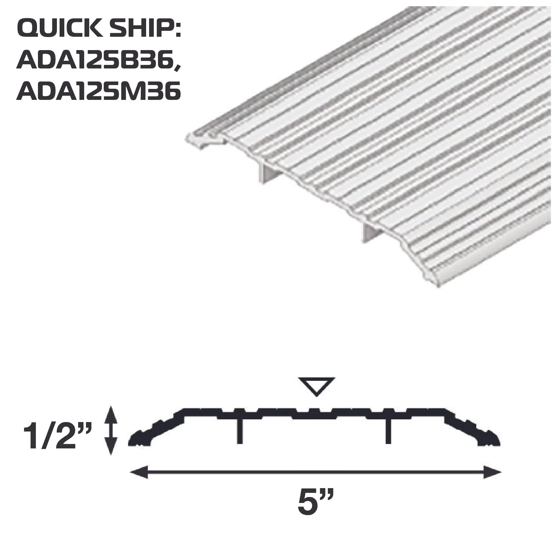 Thresholds - Multi Family ADA -Saddles — Merit Aluminum Products