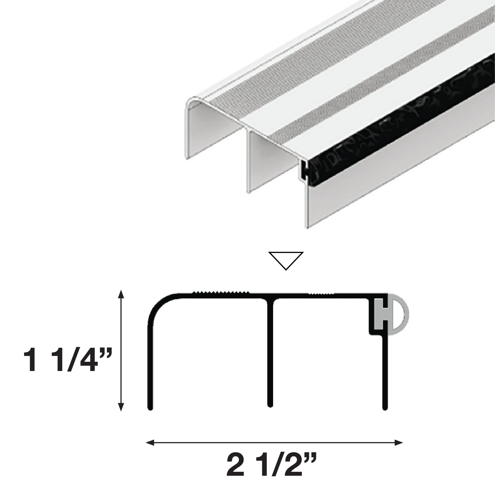 Thresholds - Residential Outswing Bump — Merit Aluminum Products