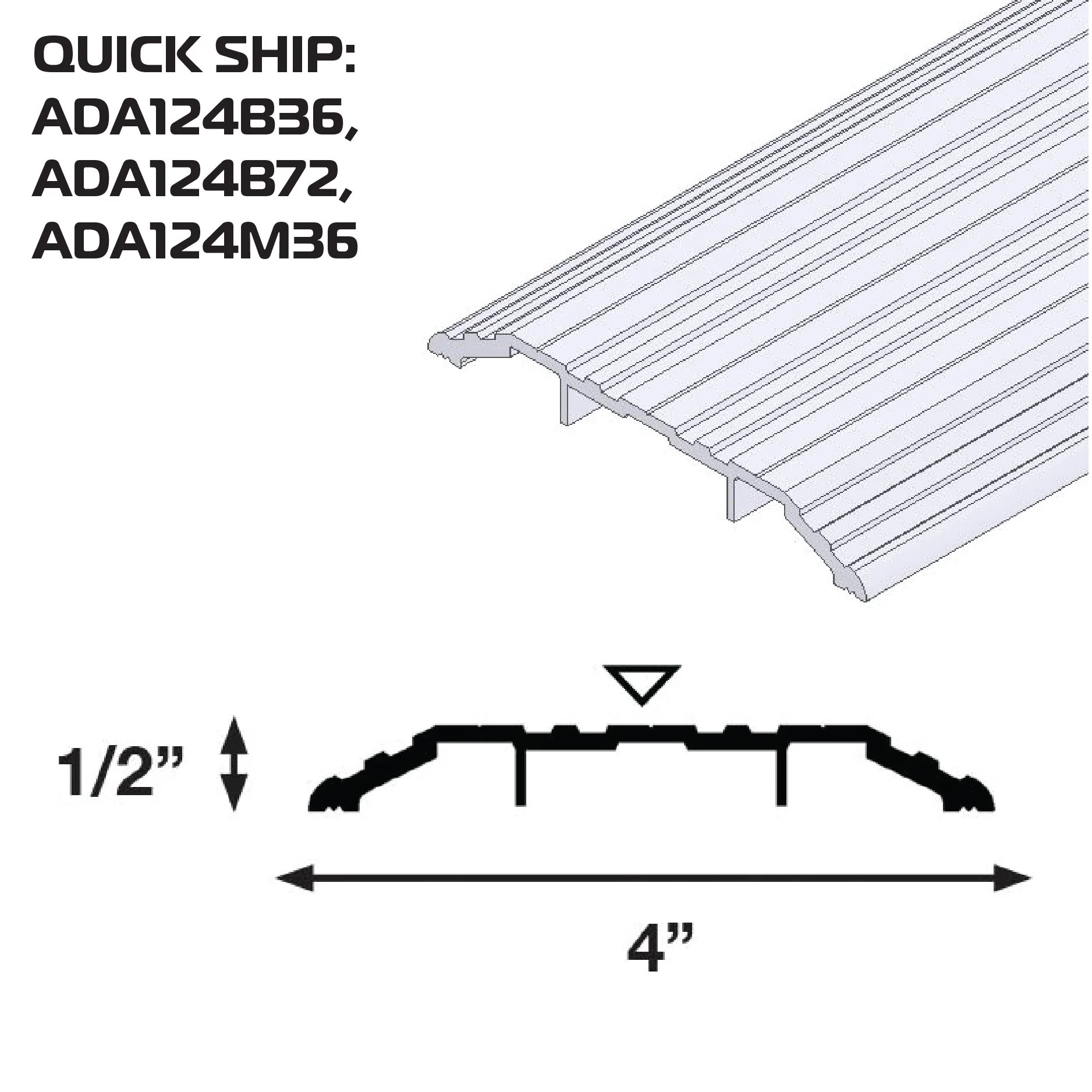 Thresholds - Multi Family ADA -Saddles — Merit Aluminum Products
