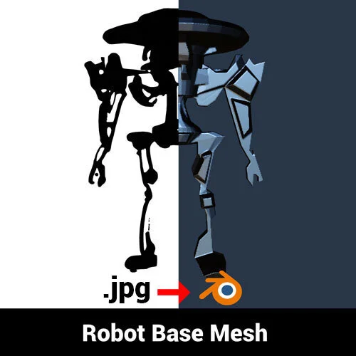 Creating a Robot Base Mesh — 3D SECRETS (Blender Secrets)