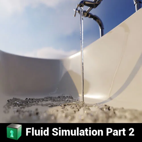 Fluid Simulation Part 2 - Finetuning and creating a mesh — 3D SECRETS (Blender Secrets)
