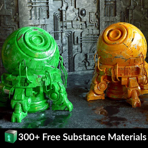 300+ Free Substance Materials for Blender — 3D SECRETS (Blender Secrets)