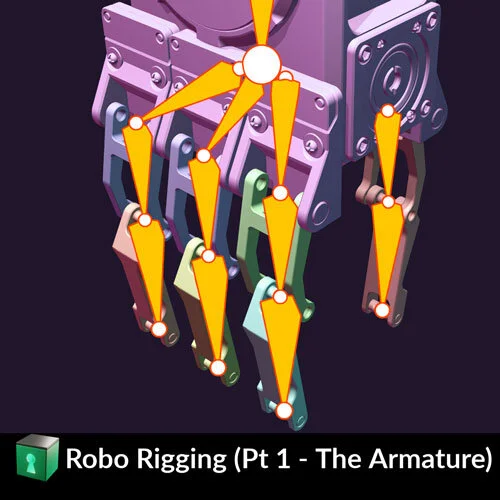 Robot Rigging (Part 1 - The Armature) — BLENDER SECRETS