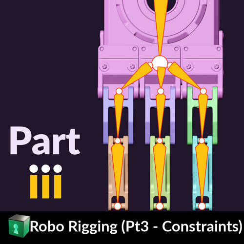 Robot Rigging (Part 3 - Bone Constraints) — 3D SECRETS (Blender Secrets)