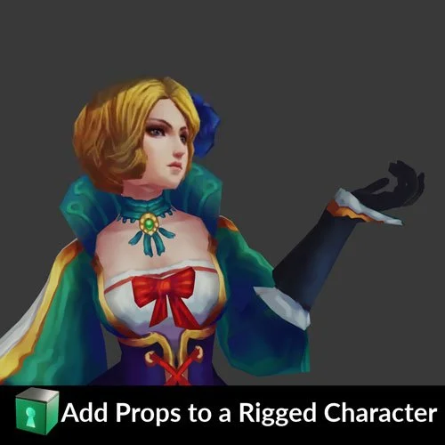 Adding objects to an already rigged and animated character — 3D SECRETS (Blender Secrets)