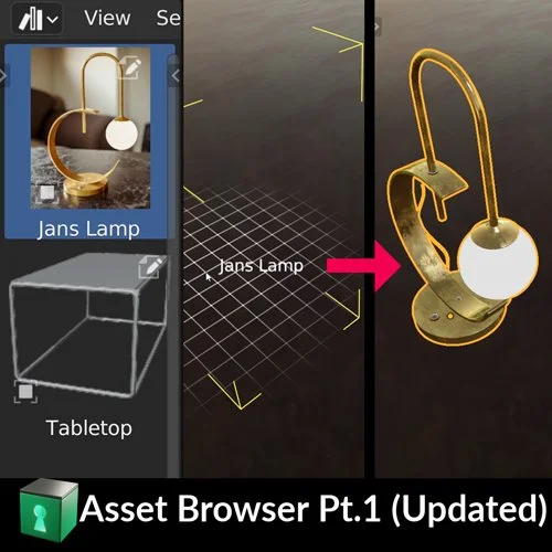 Asset Browser (Updated) — 3D SECRETS (Blender Secrets)