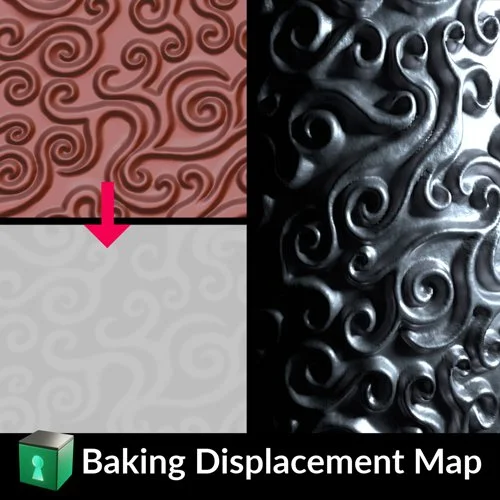 Bake Displacement Maps from Camera View — BLENDER SECRETS