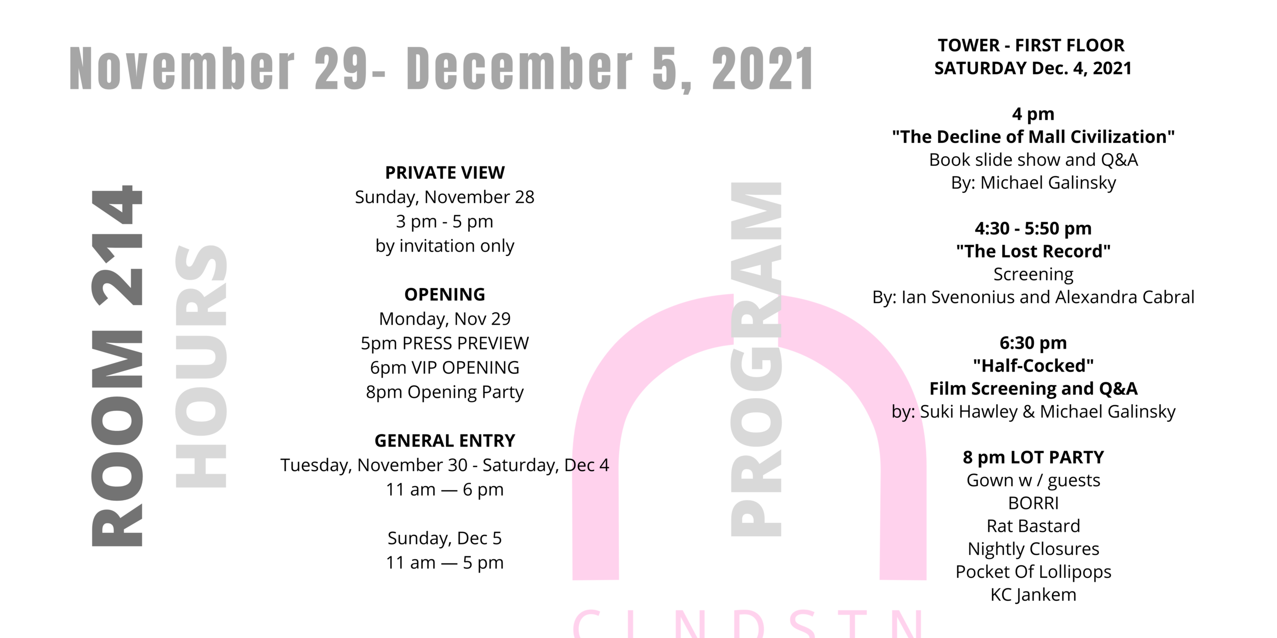 Room 214 - Shooting Blanks — CLANDESTINA