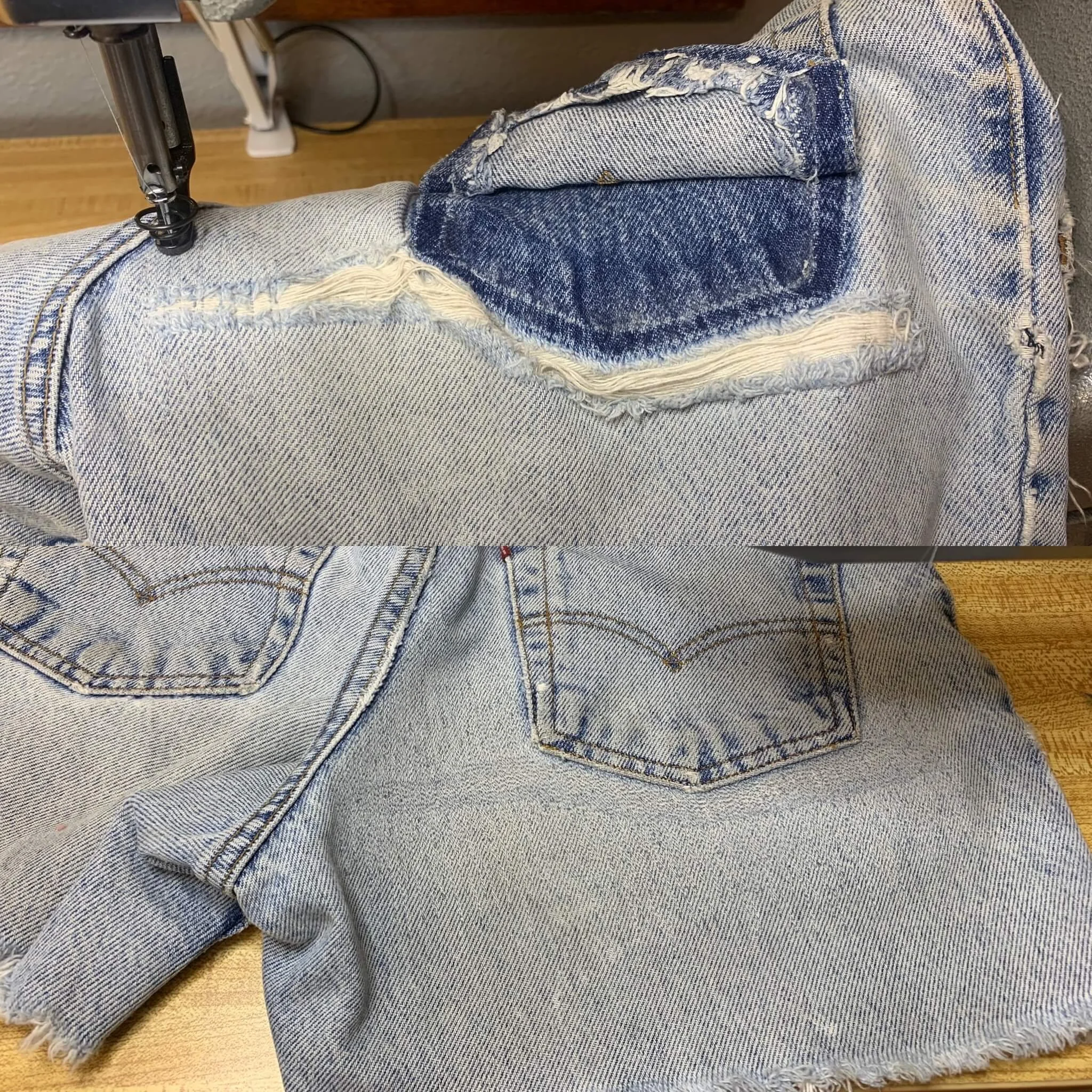 Denim repair and alterations — WEARING DENIM: Denim Repair and ...