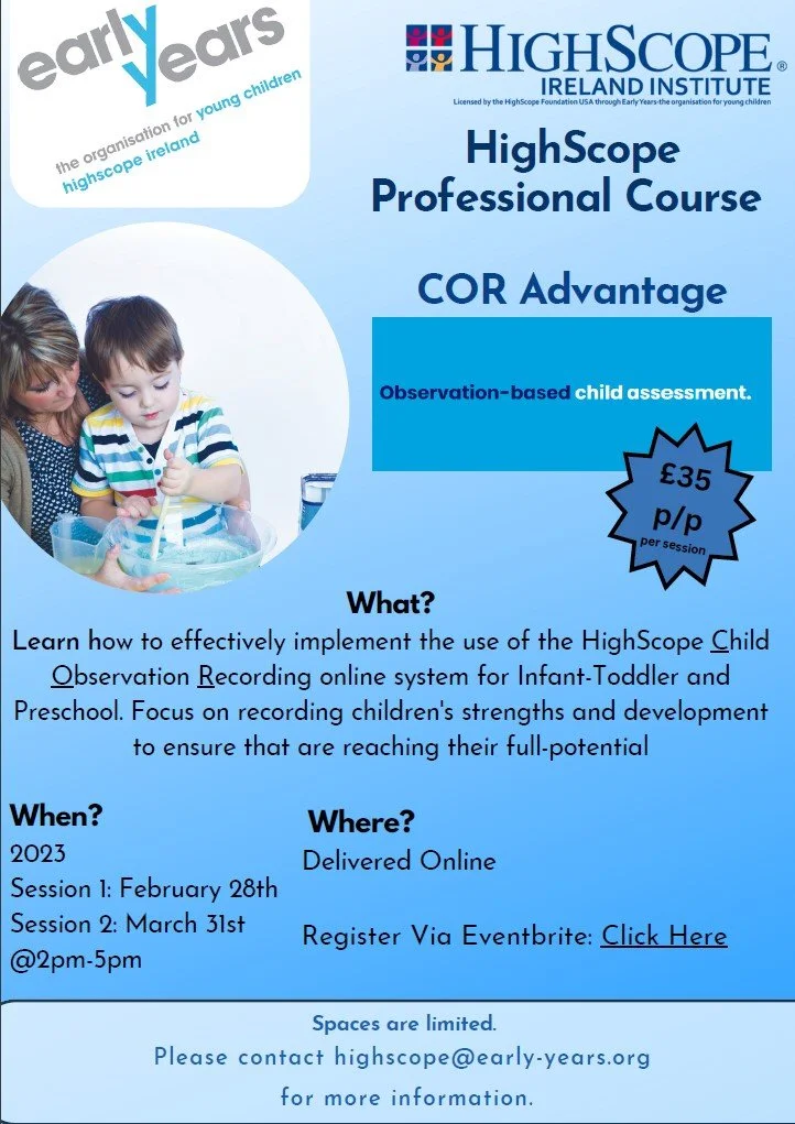 Highscope Training — Early Years - the organisation for young children