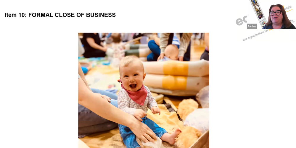 Early Years AGM 2024 - Review — Early Years - the organisation for ...