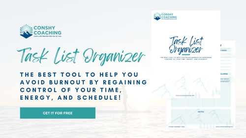 Free Task List Organizer — Conshy Coaching