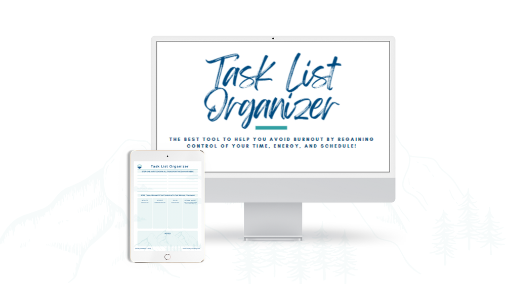 Free Task List Organizer — Conshy Coaching