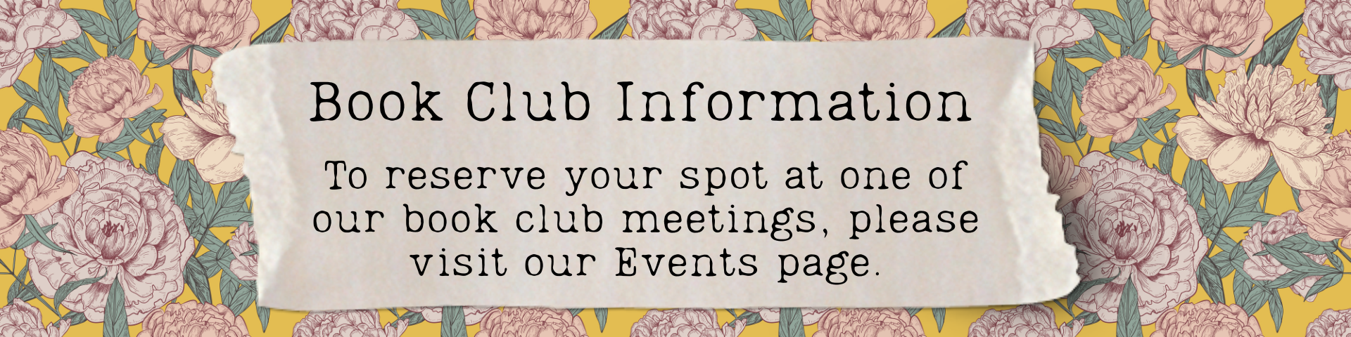 Book Clubs — Golden Bee Bookshop
