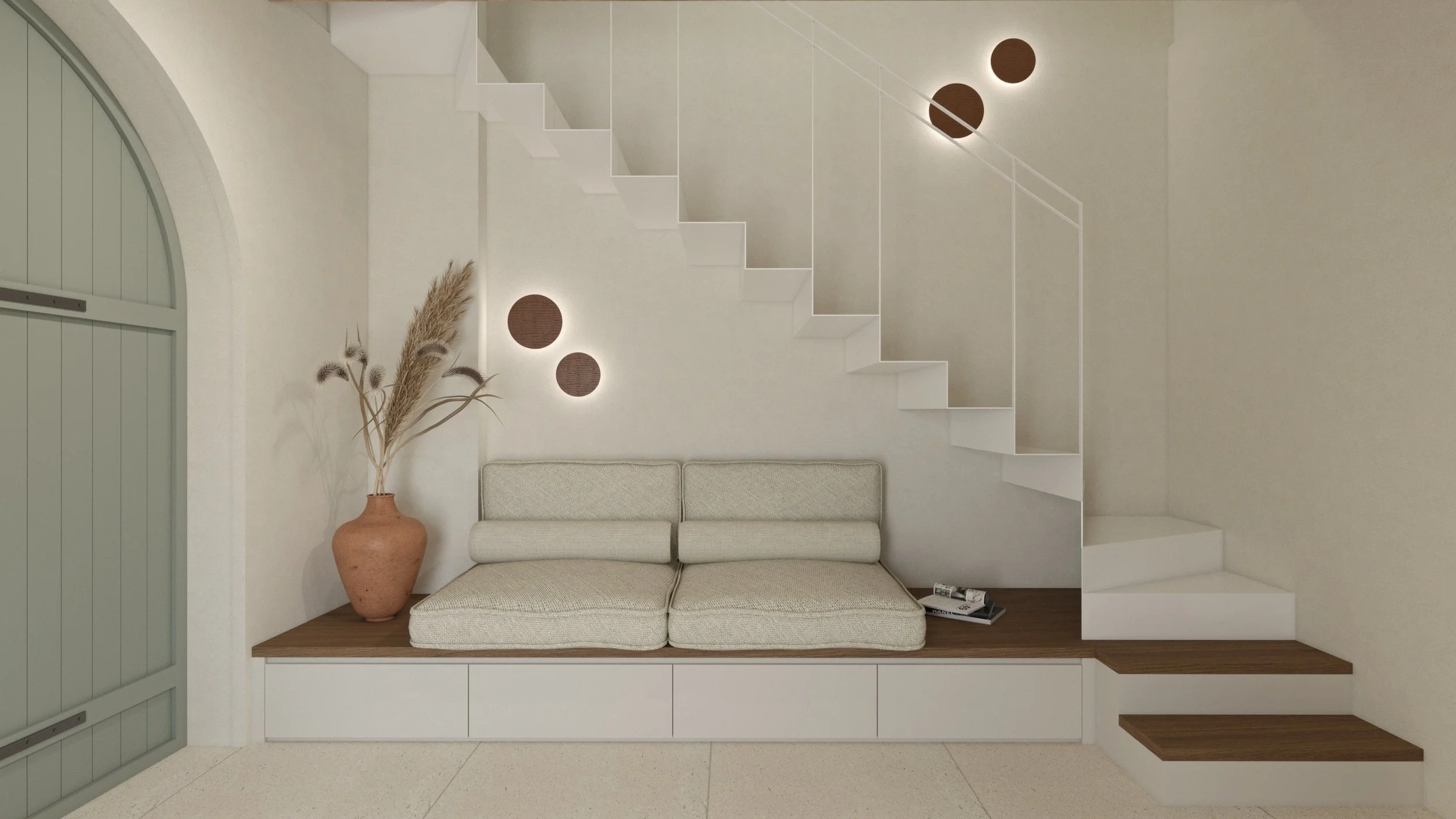 stone houses complex restoration in Kamara — alkisti roussou