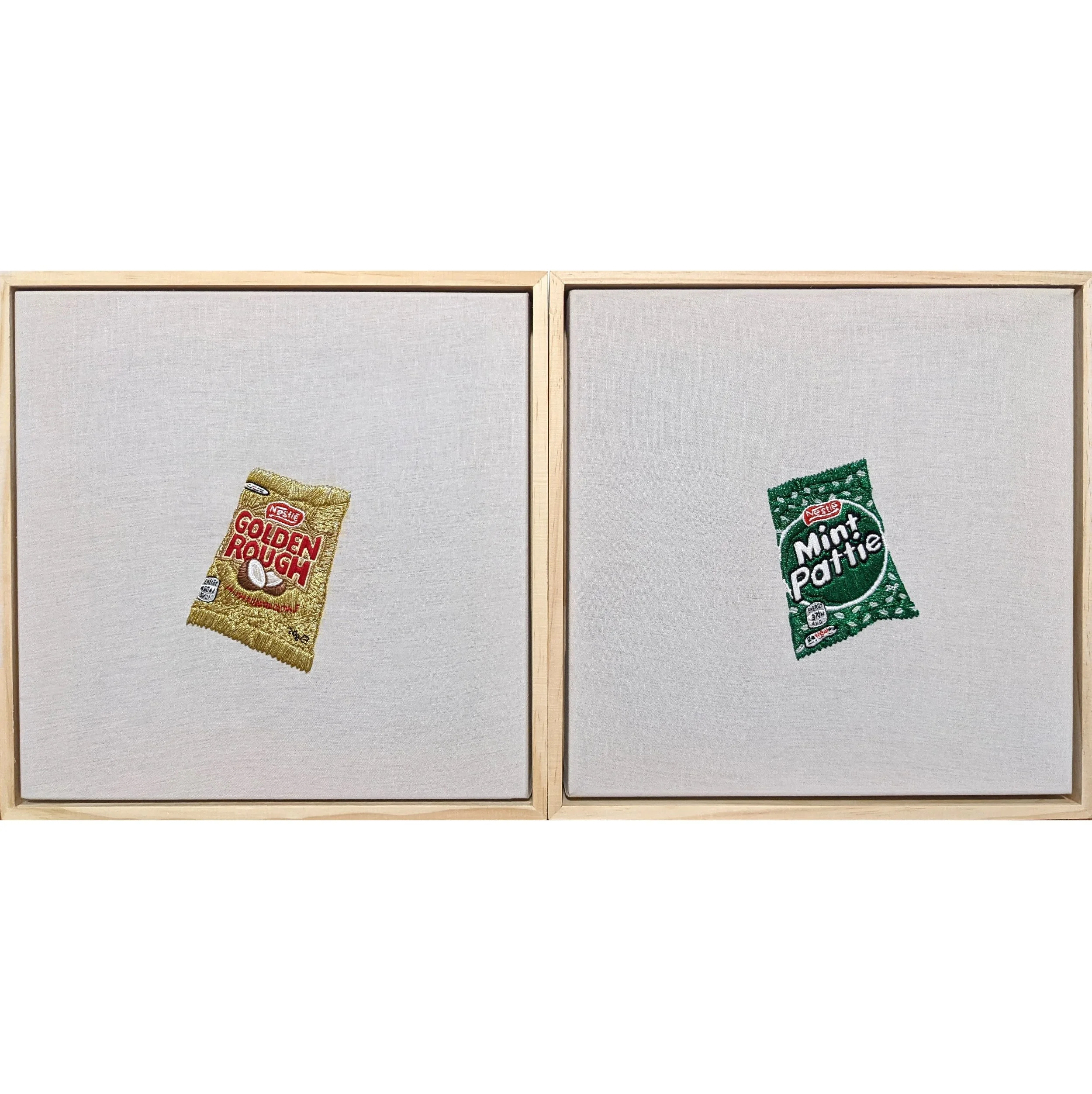 Sweet Nostalgia series 2022 — %Regi Cherini Still Life Embroidery