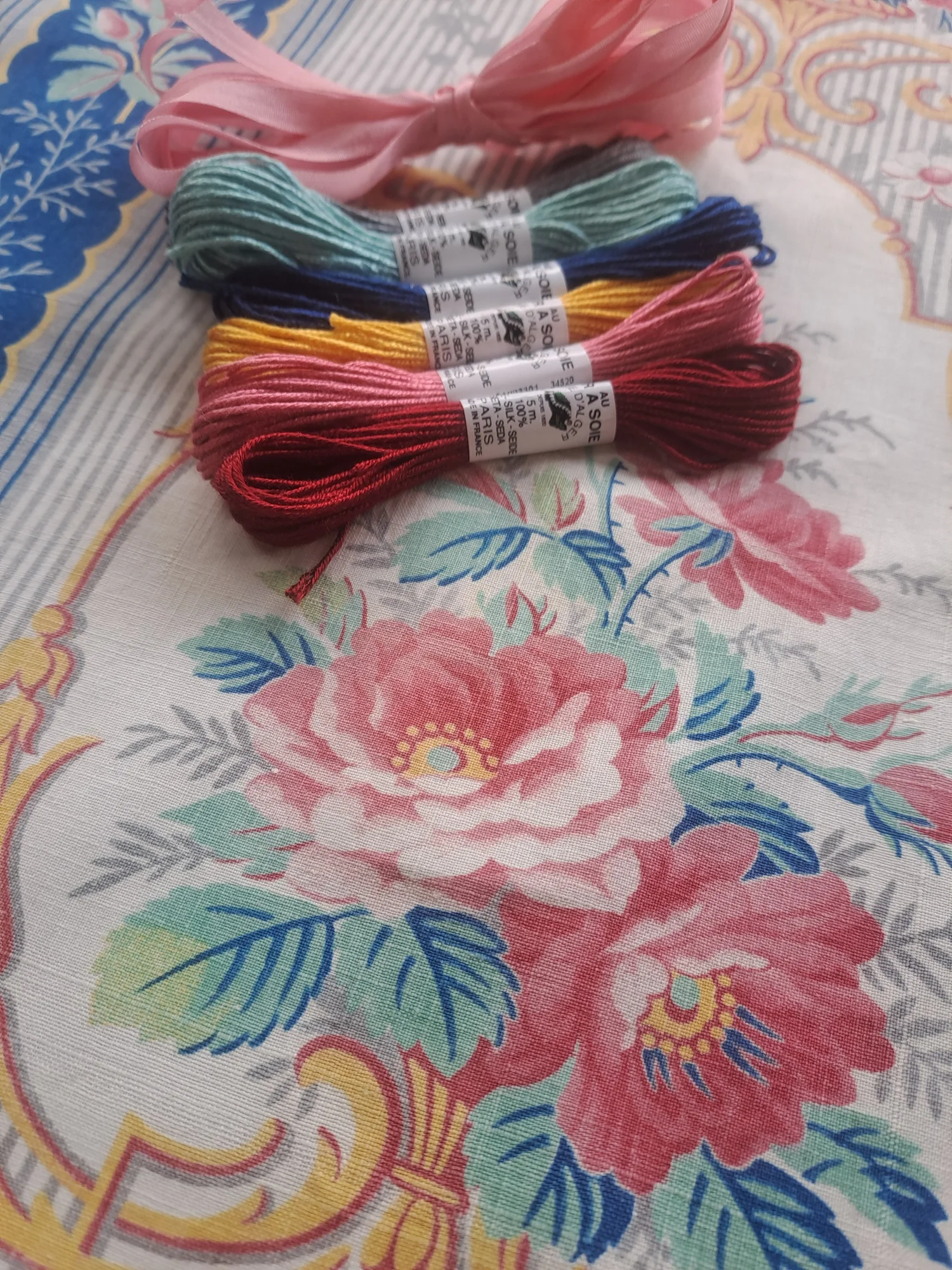 Floral Fancies Embroidery Kits — Textile Tours of Paris