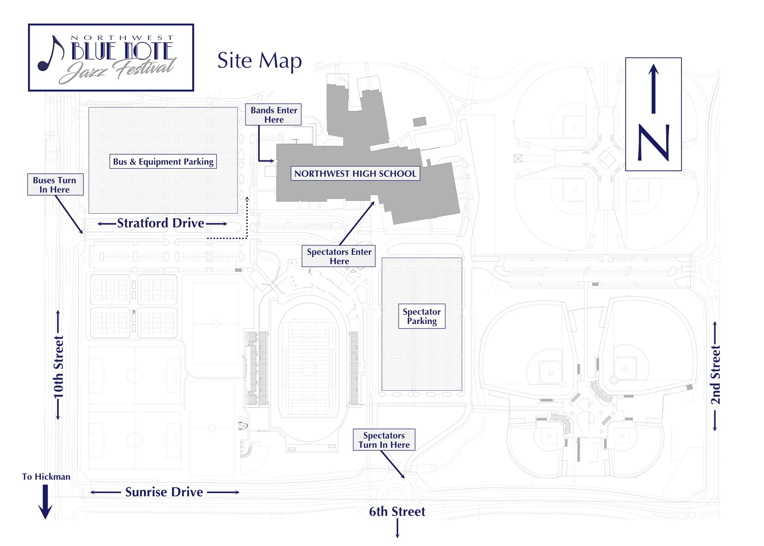 Jazz Festival Maps — Northwest Bands