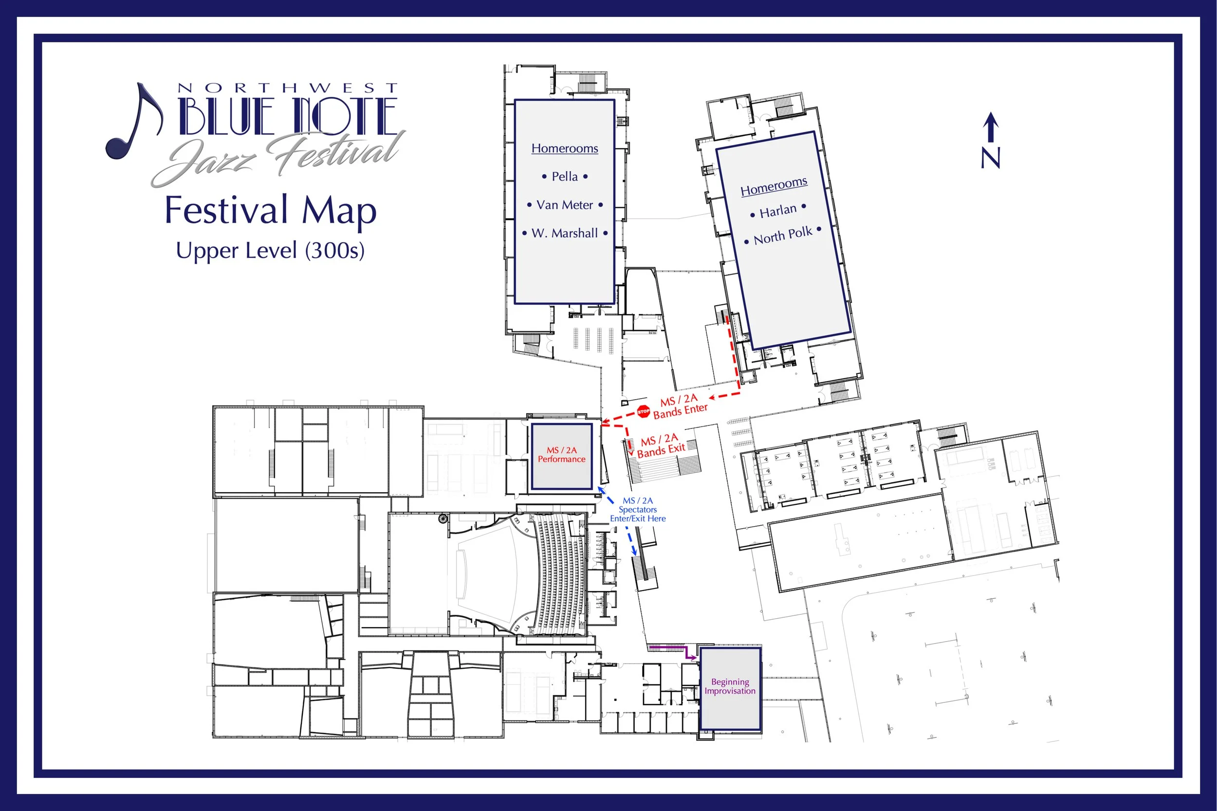 Jazz Festival Maps — Northwest Bands