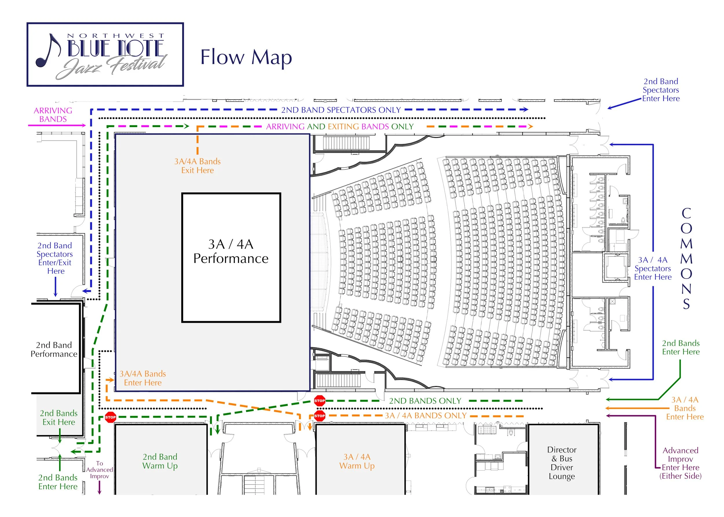 Jazz Festival Maps — Northwest Bands