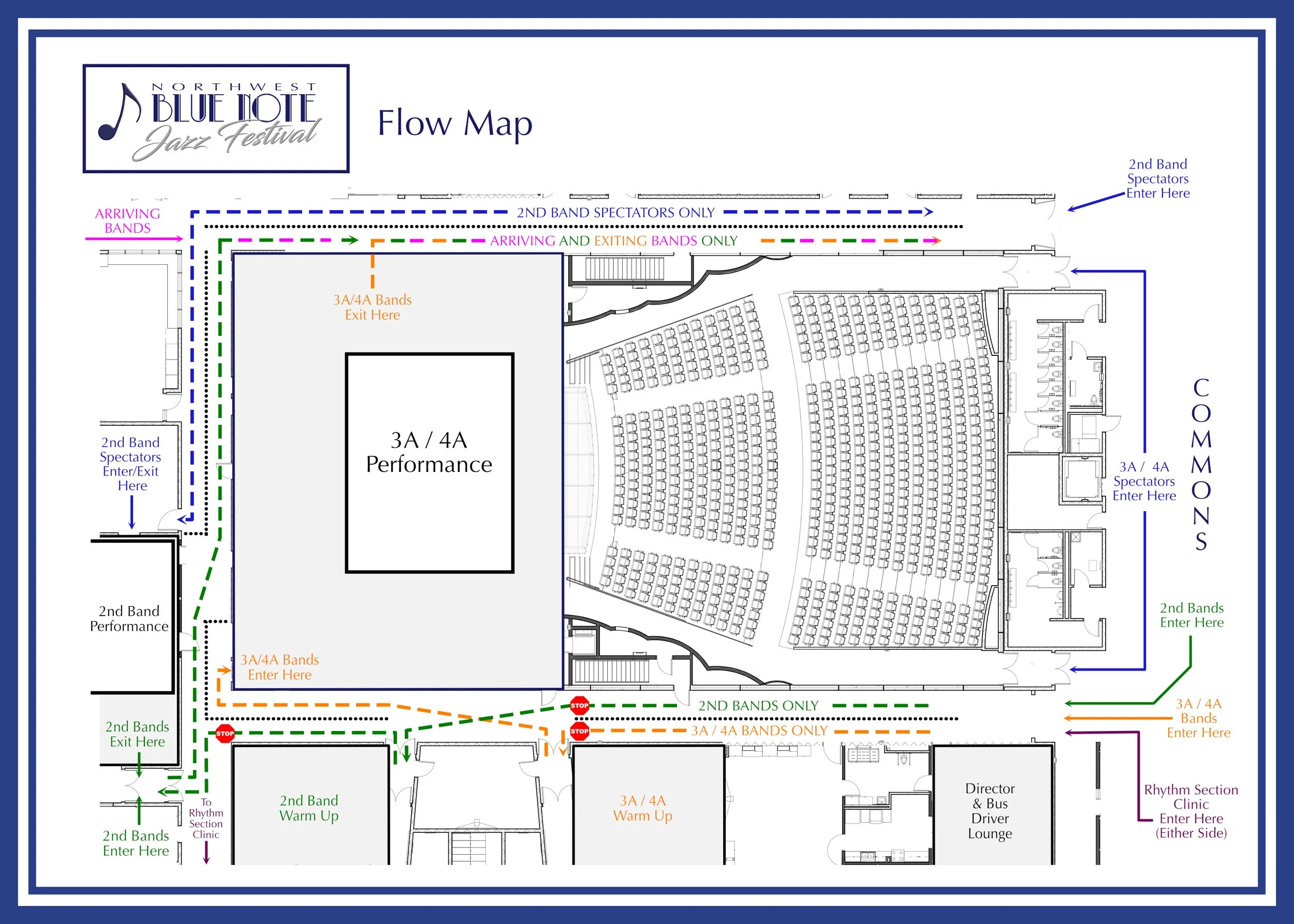Jazz Festival Maps — Northwest Bands