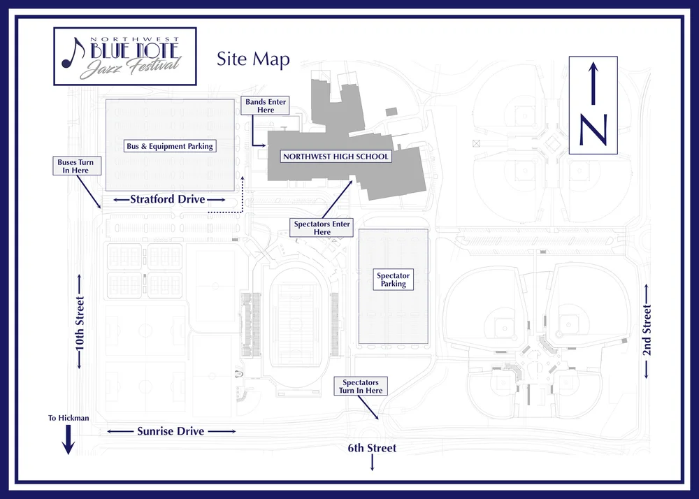 Jazz Festival Maps — Northwest Bands