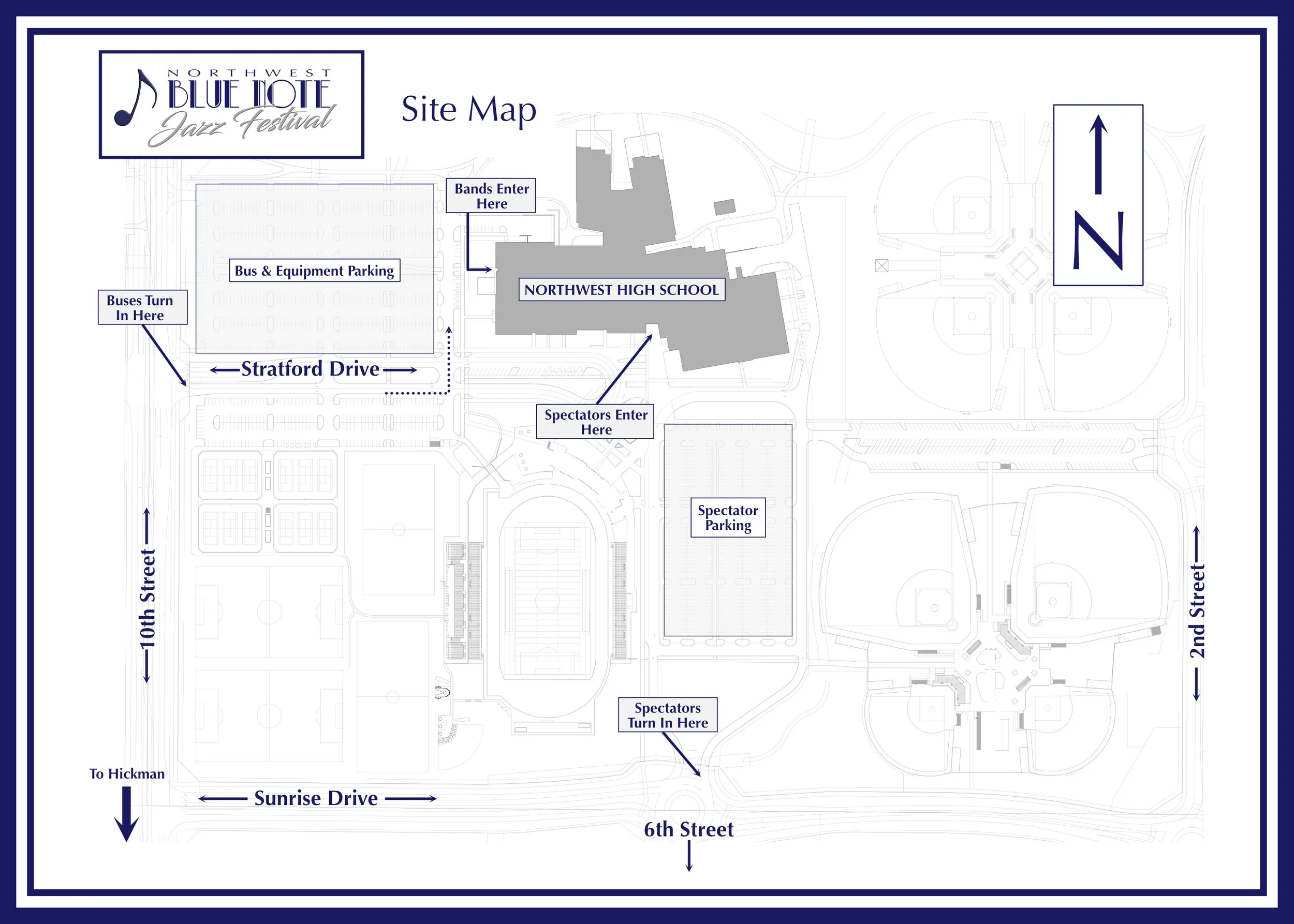 Jazz Festival Maps — Northwest Bands