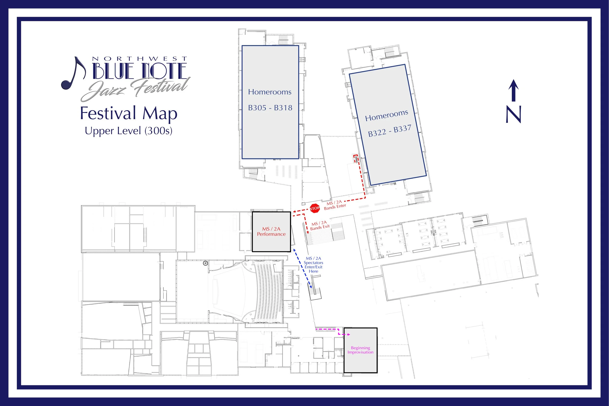 Jazz Festival Maps — Northwest Bands