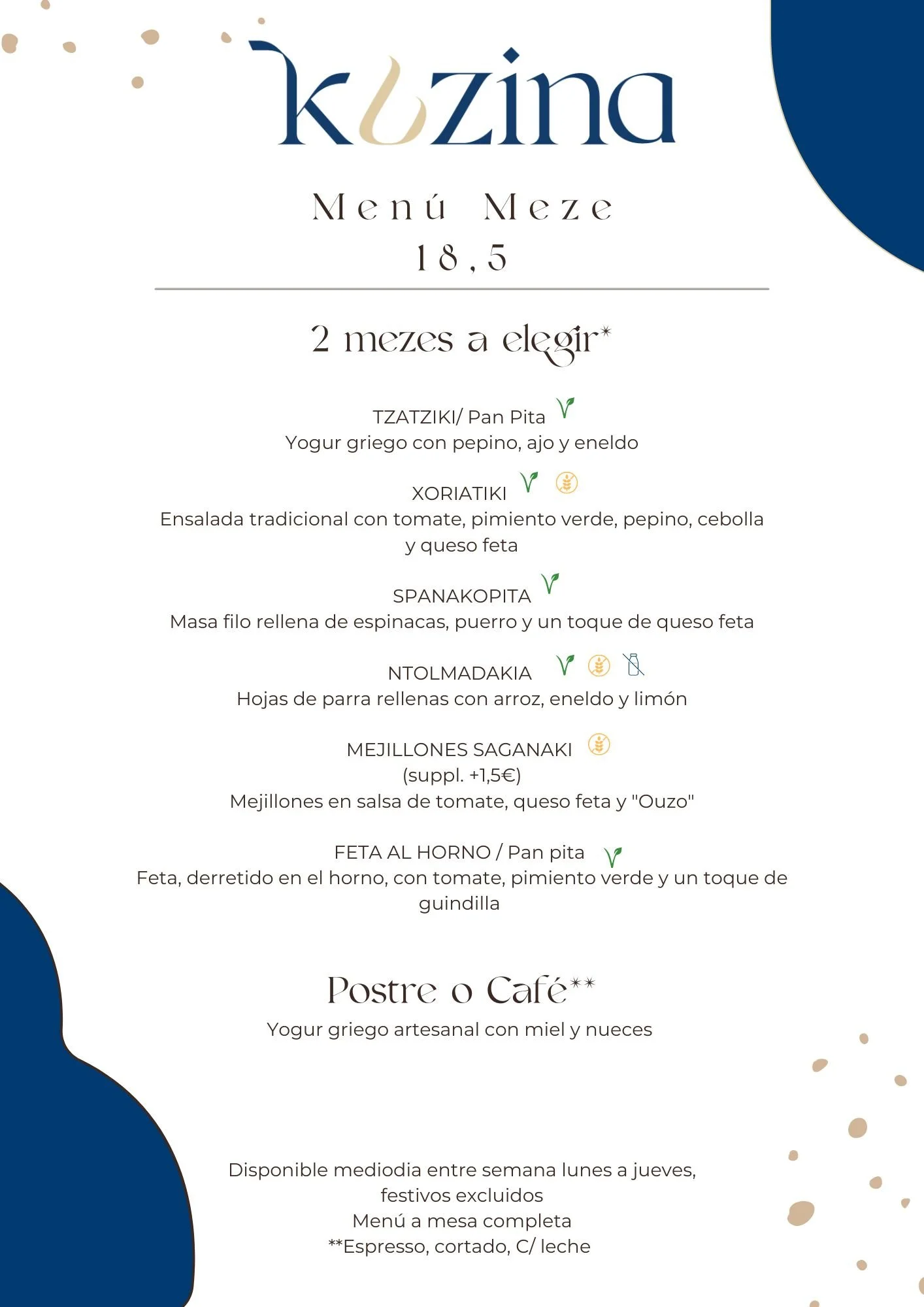 Kuzina: Descubre el Menú Meze 18,5€ en el Corazón de Valencia Centro ...