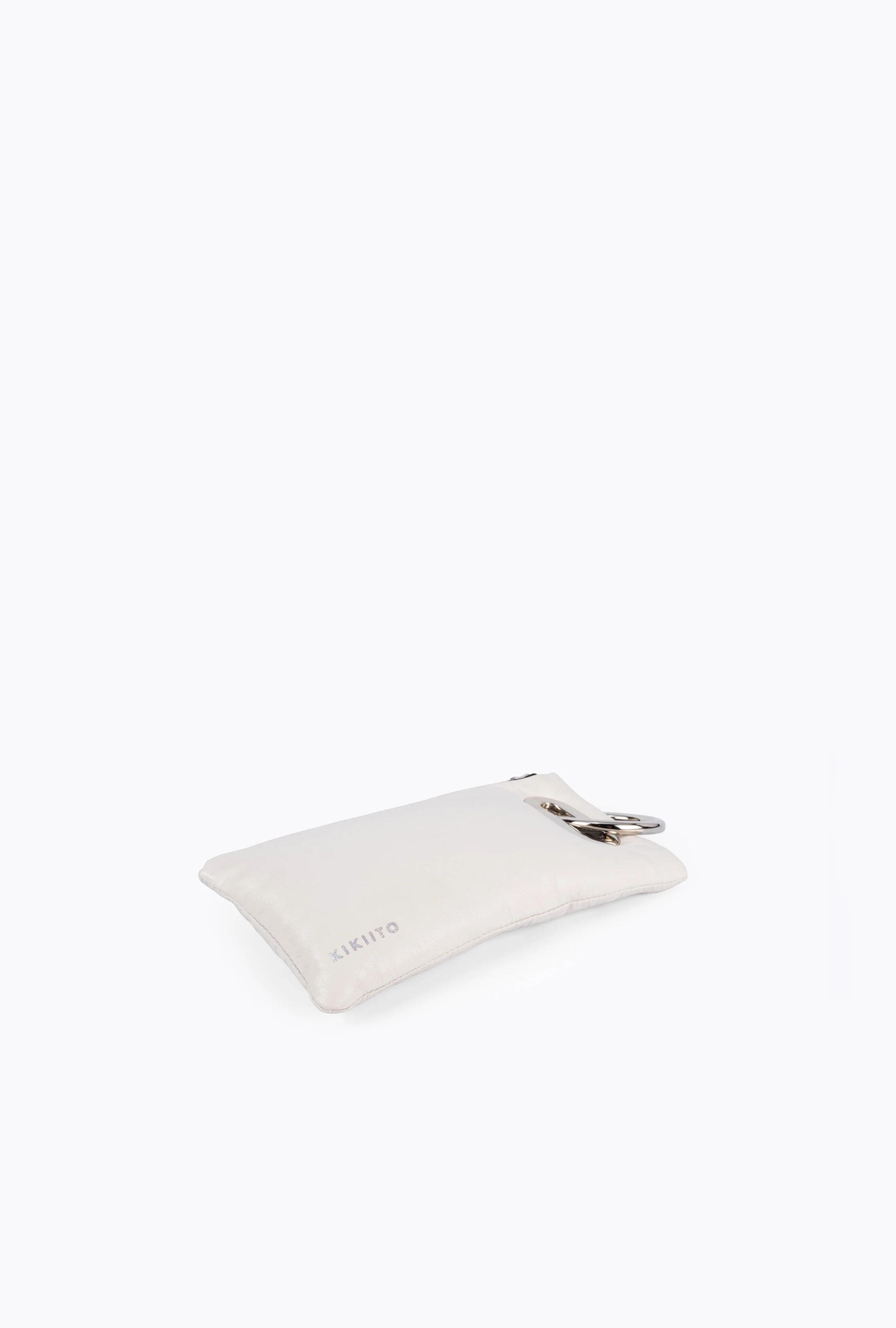 TABI MINI Zip Purse - White Leather — KIKIITO
