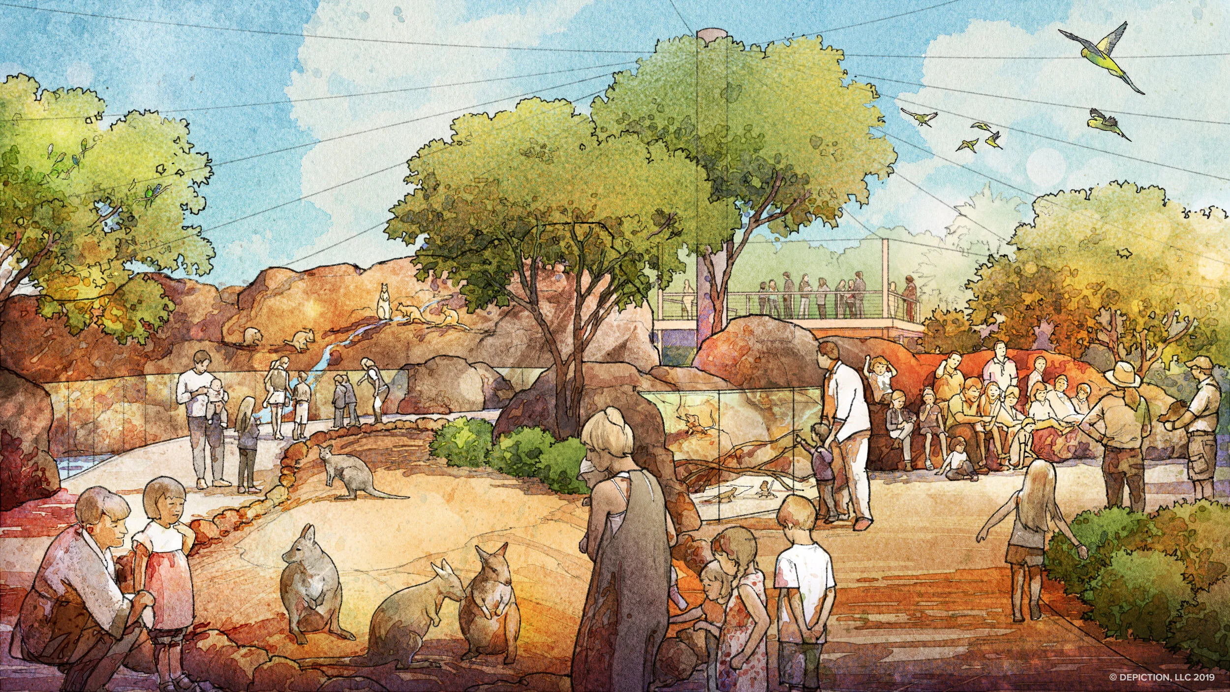 WATERCOLOR RENDERING — DEPICTION