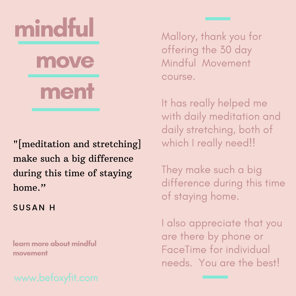 Meditation 3 Mindful Movement