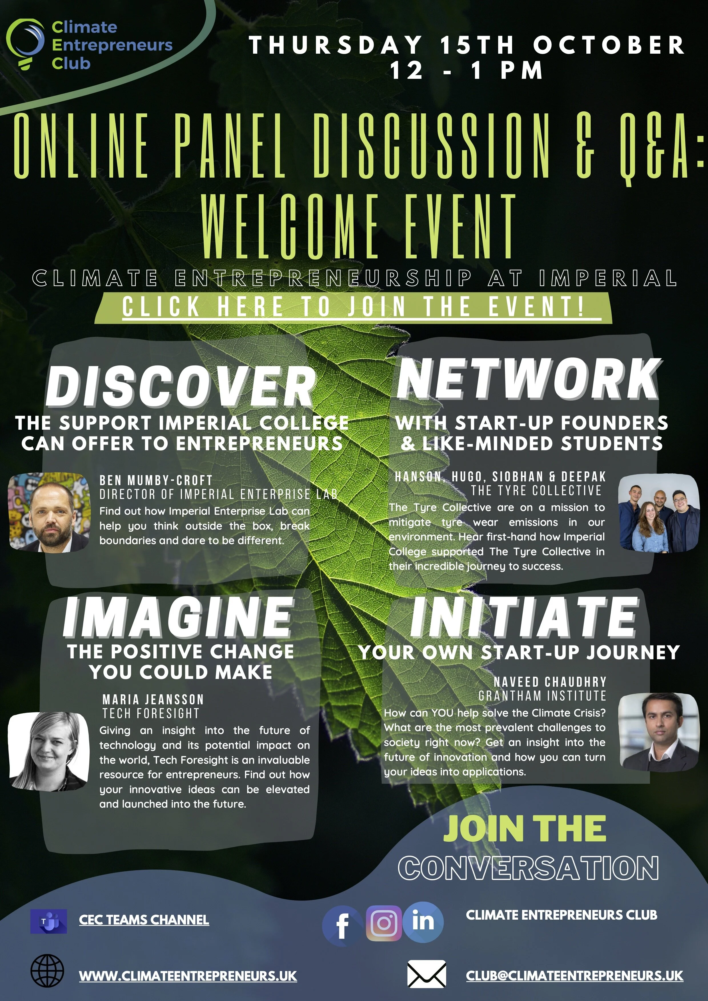 Panel Discussion Poster