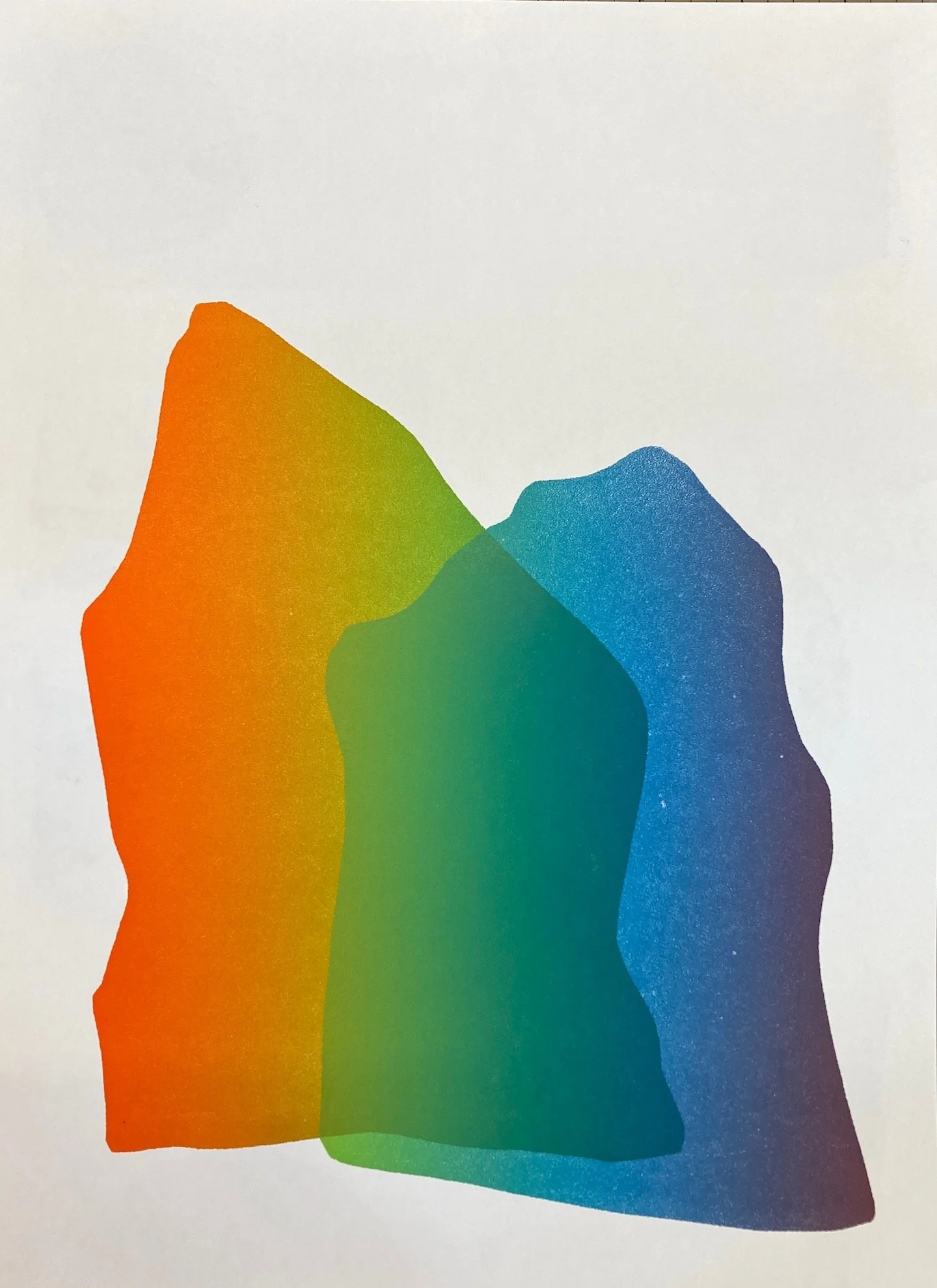 Rosie Carter art and hand printing