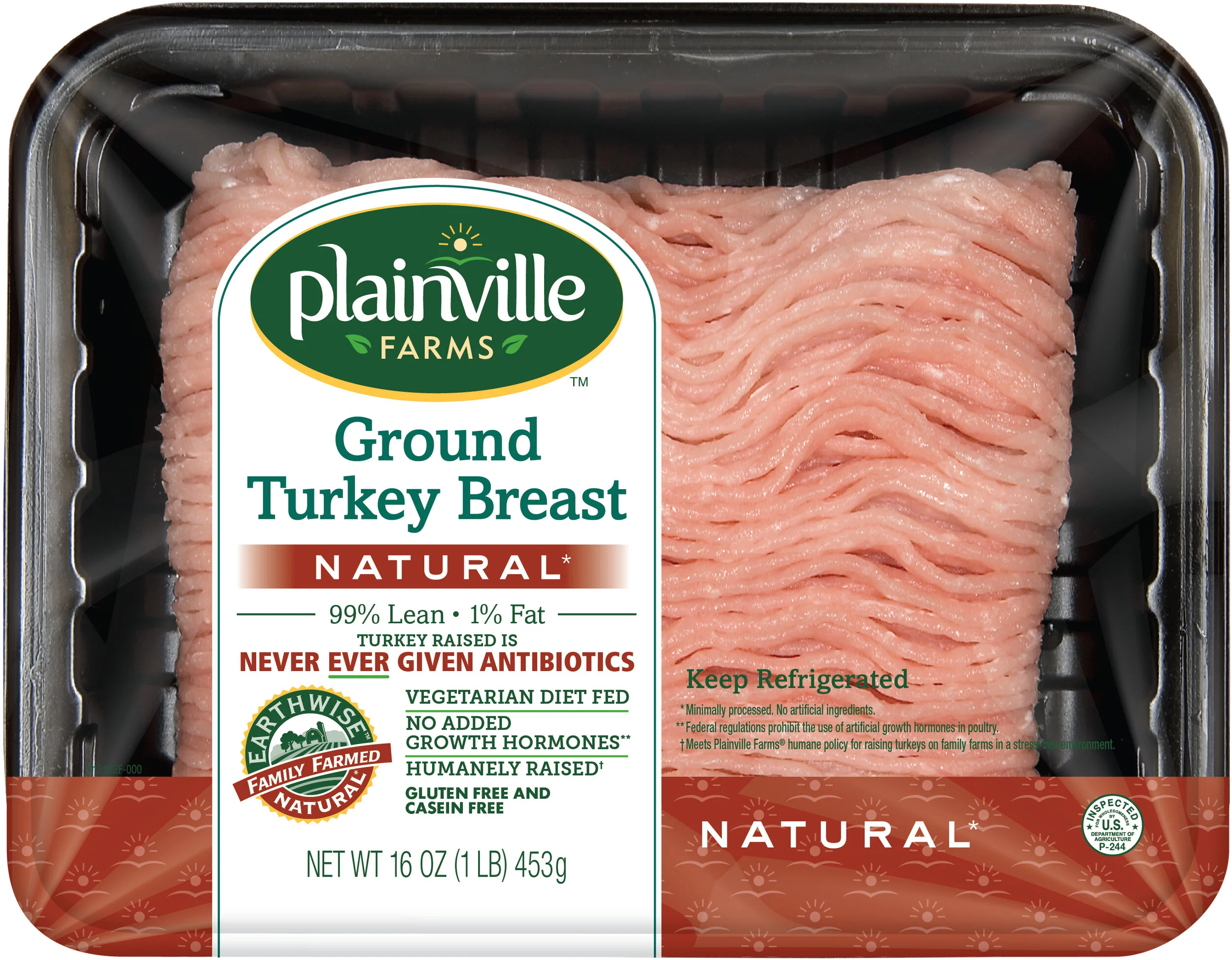 Natural Ground Turkey Breast 991 — Plainville Farms