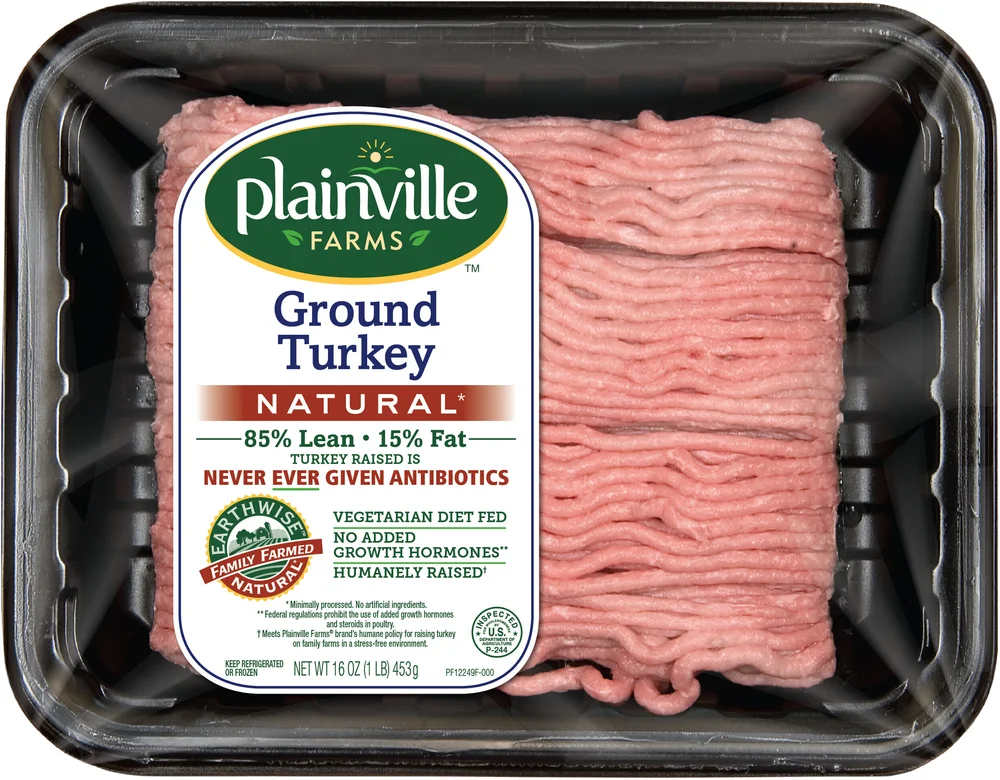 Natural Ground Turkey - 85/15 - 1lb — PLAINVILLE FARMS
