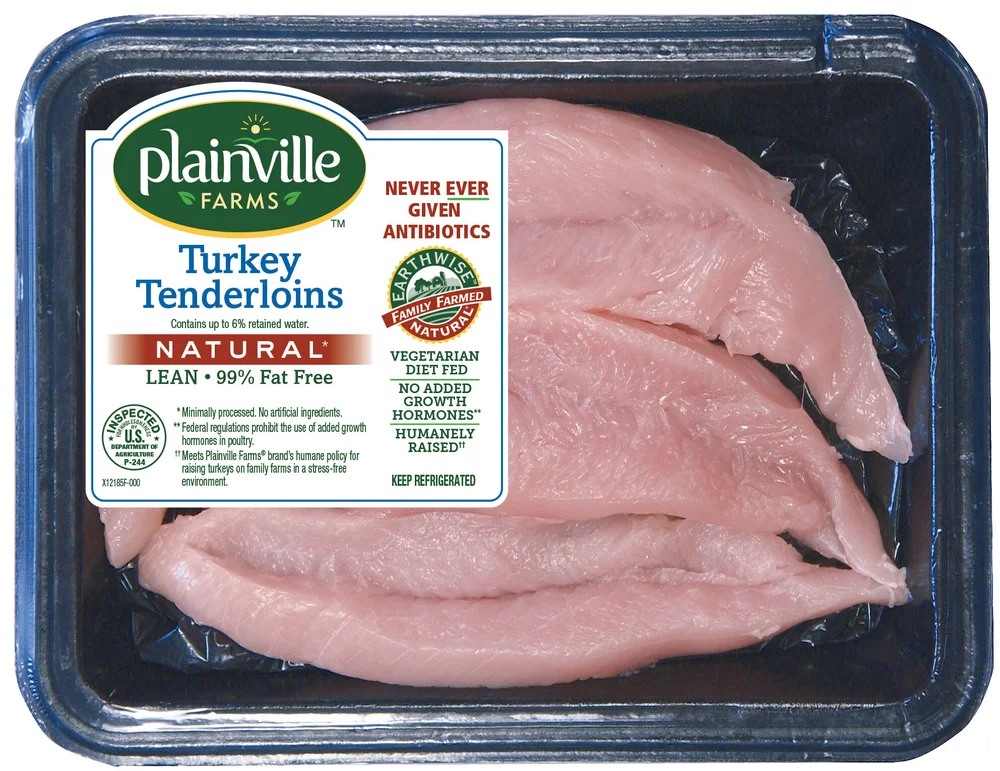 Natural Turkey Tenderloins, Tray — PLAINVILLE FARMS