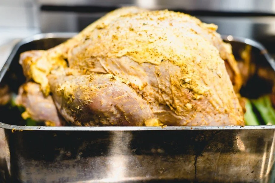 Basting Turkey