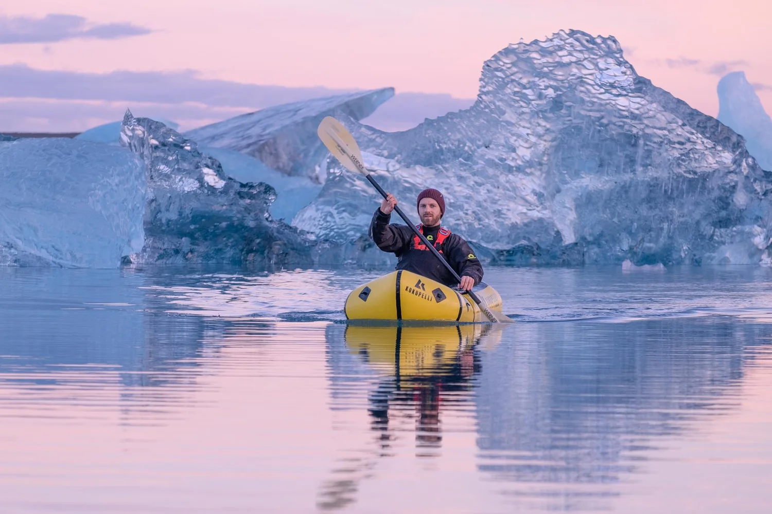 Glacier Kayaking Tour in Iceland | Explore Fjallsárlón's Iceberg Lagoon ...