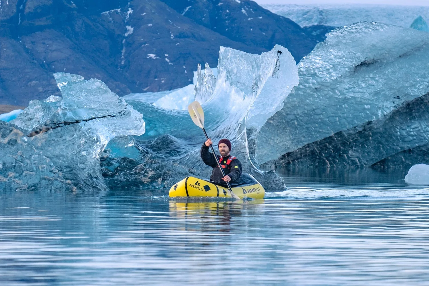 Glacier Kayaking Tour in Iceland | Explore Fjallsárlón's Iceberg Lagoon ...