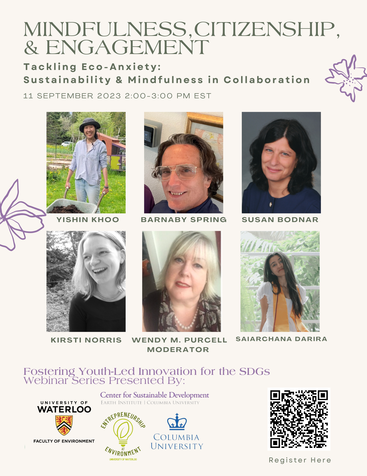 Webinar on Mindfulness & Citizenship & Engagement — SDSN USA