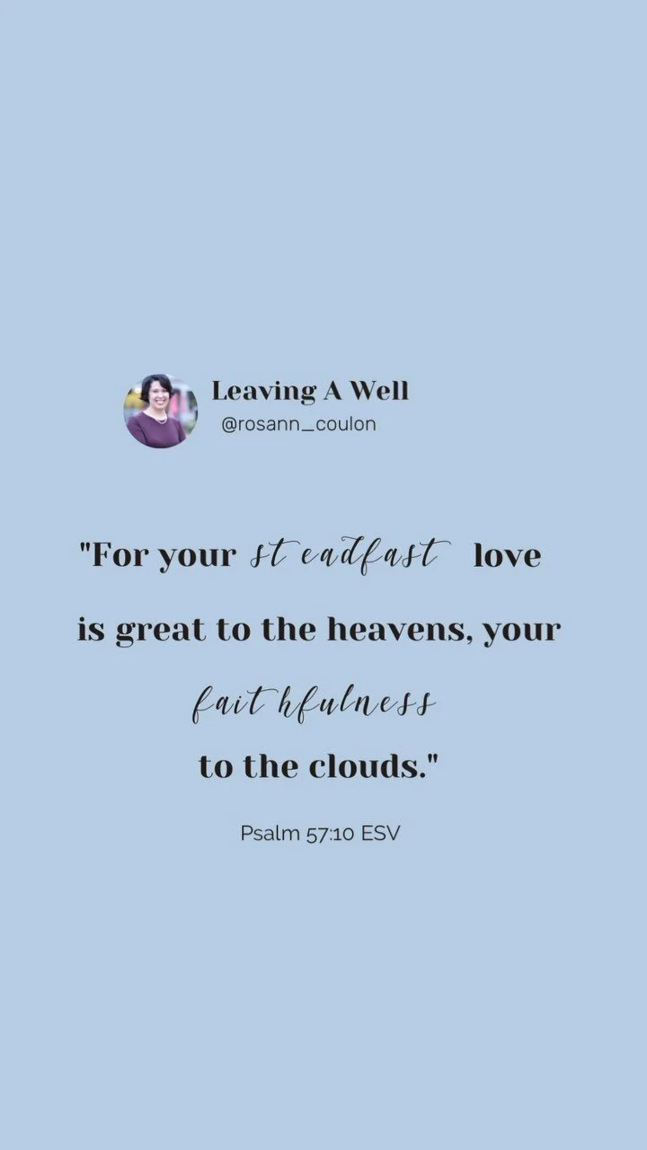 God Will Catch You When You Fall — Leaving A Well